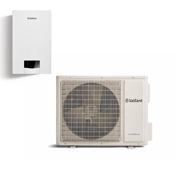 Vaillant aroTHERM Pure hybride warmtepomp split 7,12kW | Hybridegigant